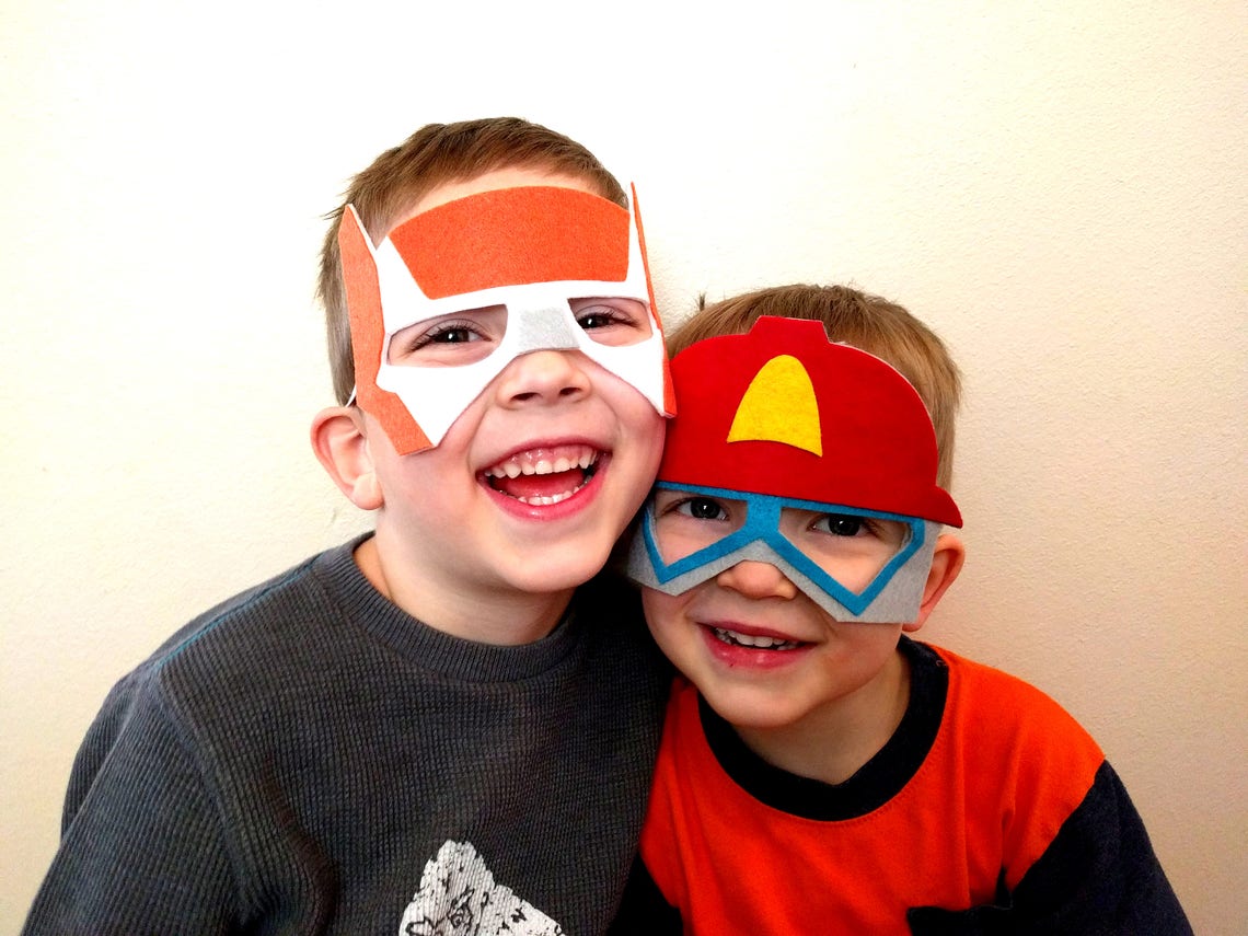 Rescue Bots No-sew Mask Pattern (original Pack) | Rescue Bots Party ...