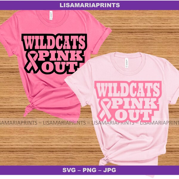 Pink Out Wildcats Png - Etsy