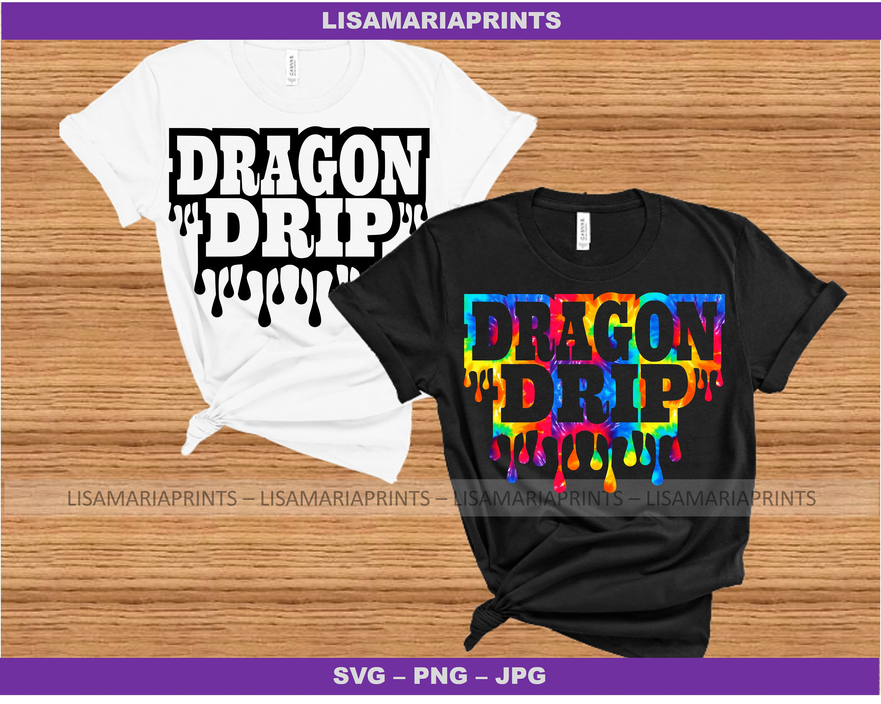 Dragon Drip School Mascot - SVG - PNG - JPEG - Instant Digital Download ...