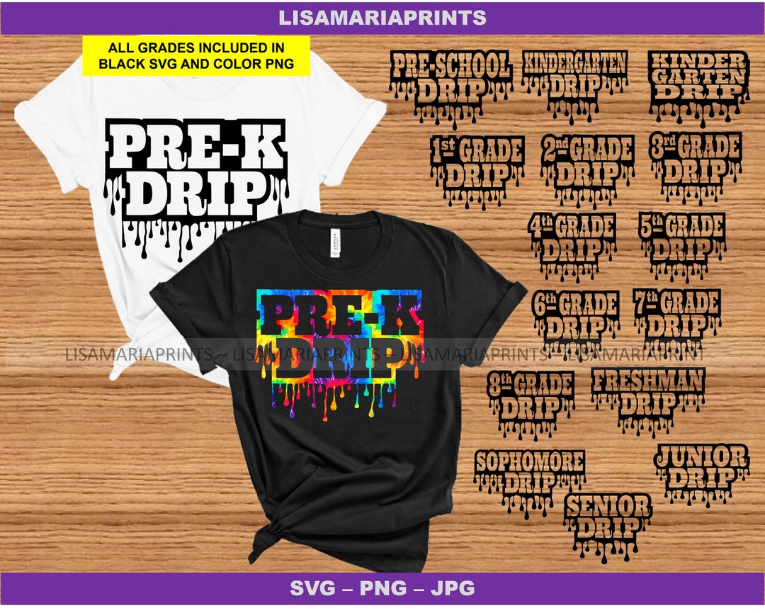 Class Drip Bundle - Junior Drip - Kindergarten Drip- First Grade ...