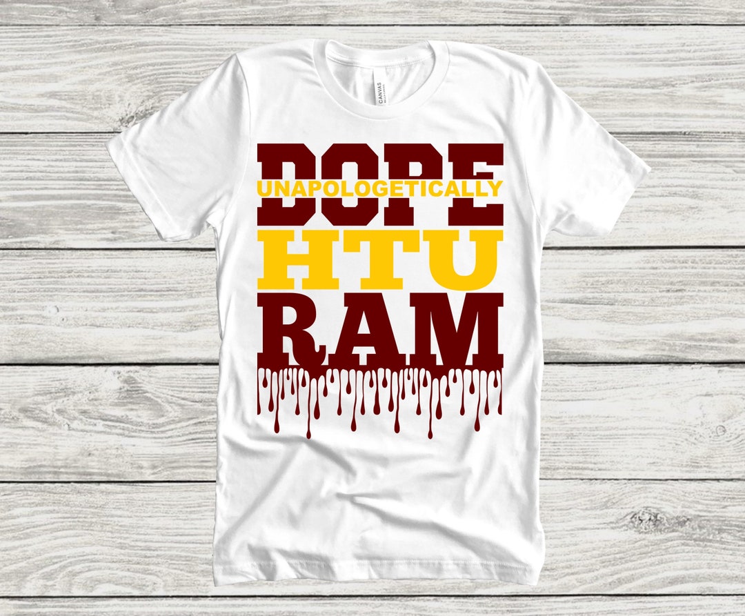 Unapologetically Dope HTU Huston Tillotson Ram HBCU SVG Png Jpg ...
