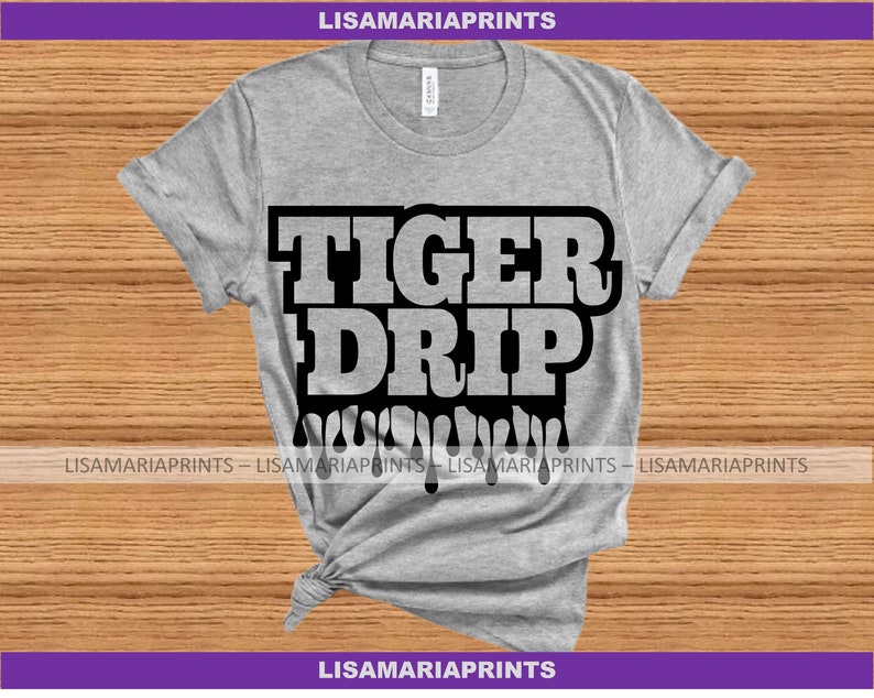 Tiger Drip School Mascot SVG PNG JPEG Instant Digital - Etsy