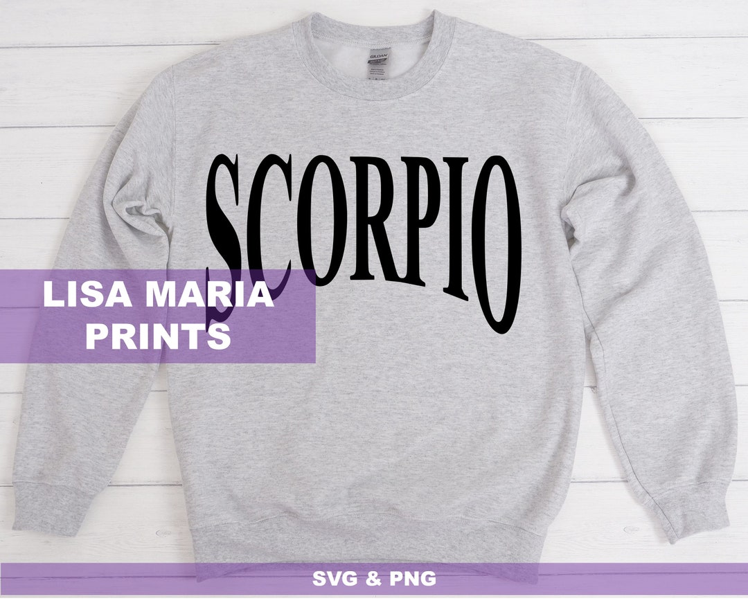 Scorpio SVG PNG - Instant Digital Download - No Physical Product Will ...