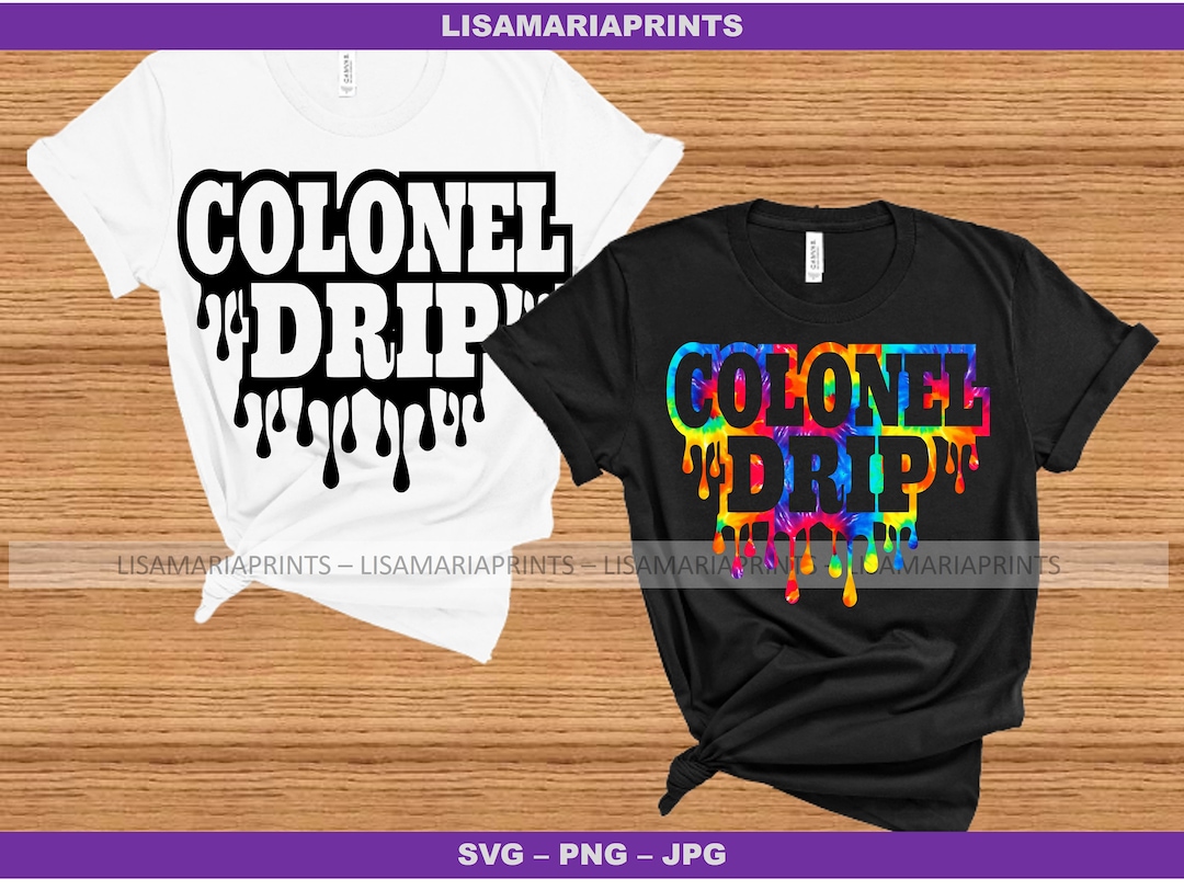 Colonel Drip School Mascot - SVG - PNG - JPEG - Instant Digital ...