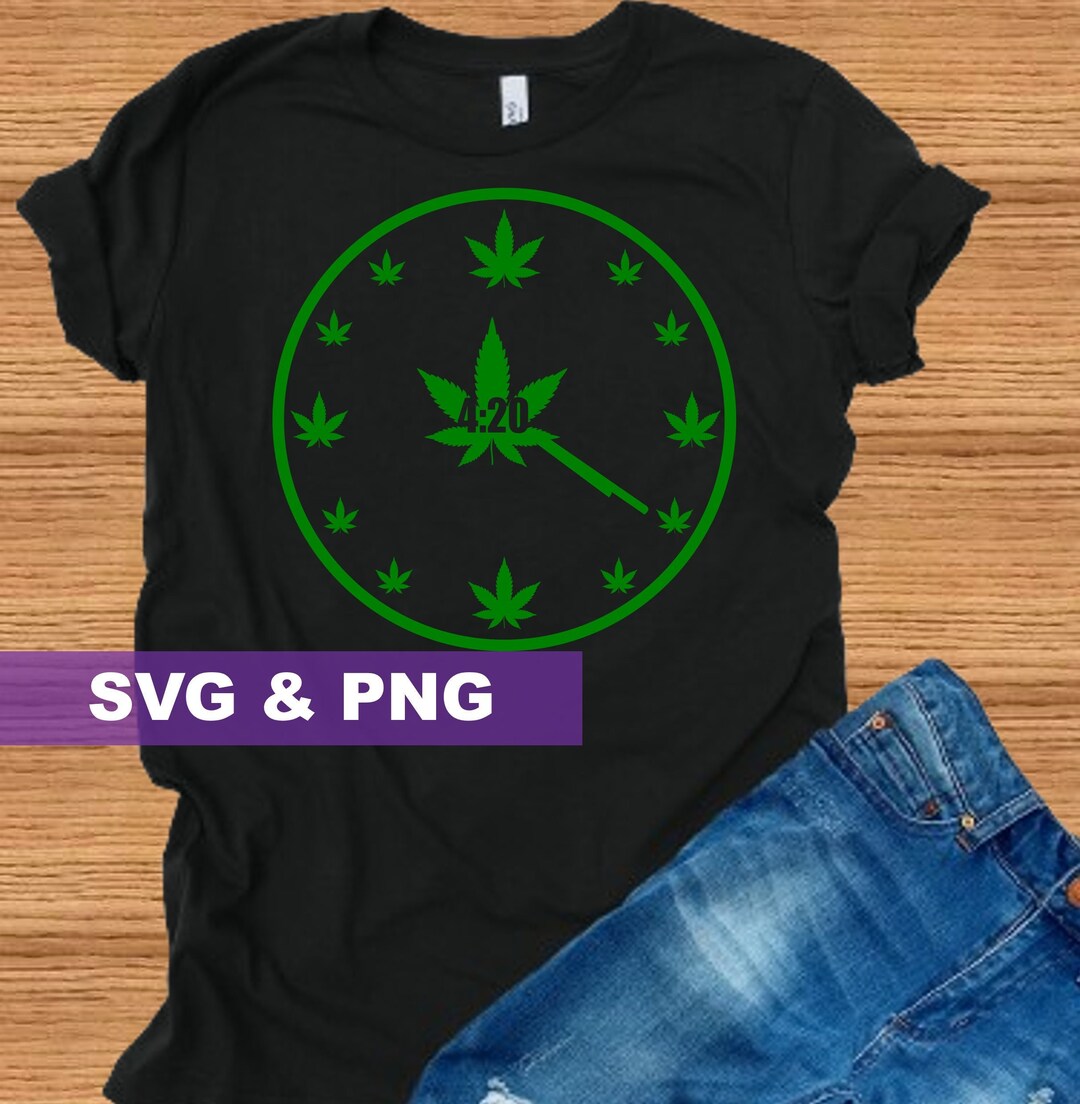 420 Weed Clock SVG PNG Instant Digital Download No Physical Product ...