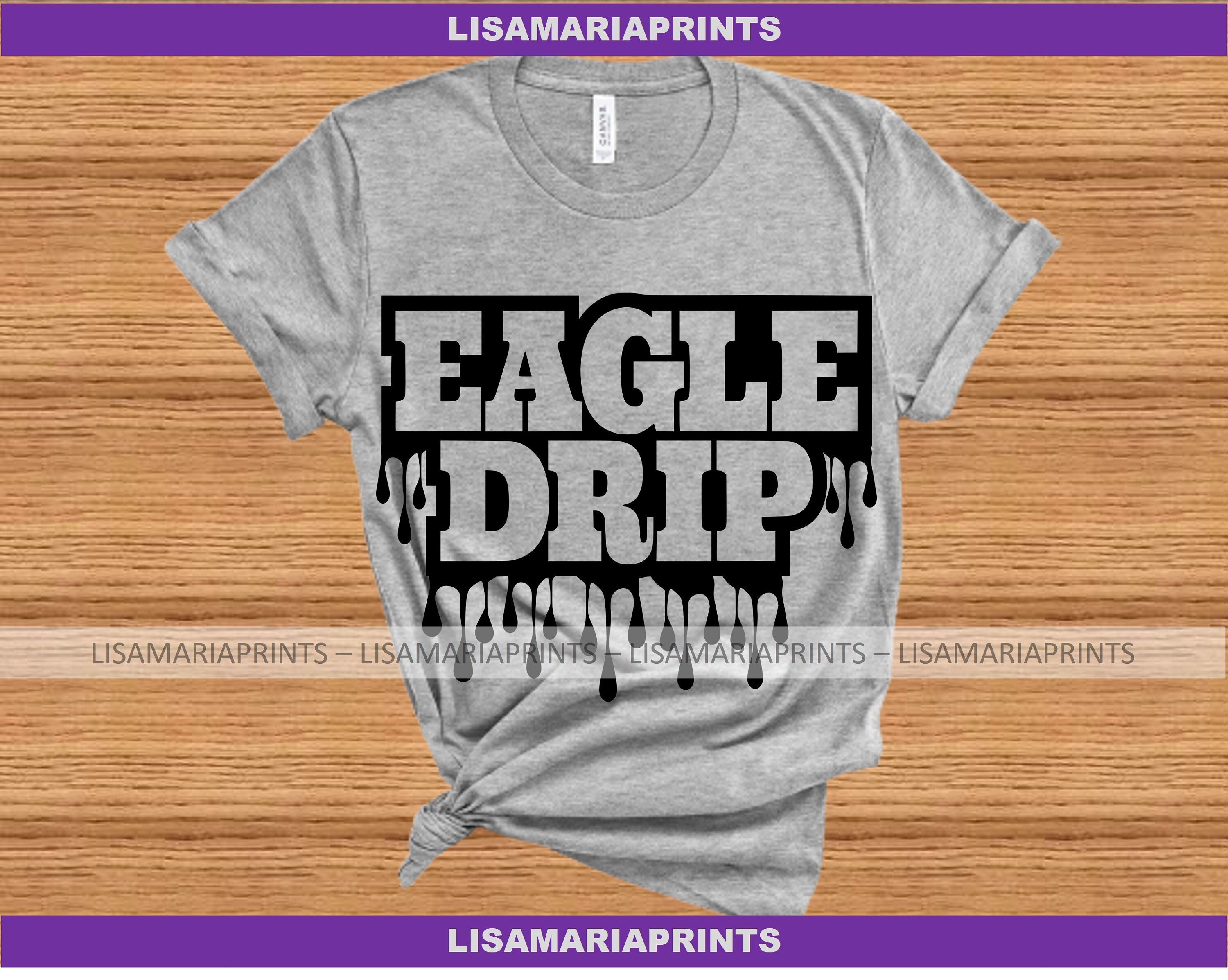 Eagle Drip School Mascot Logo SVG PNG JPEG Instant - Etsy Canada