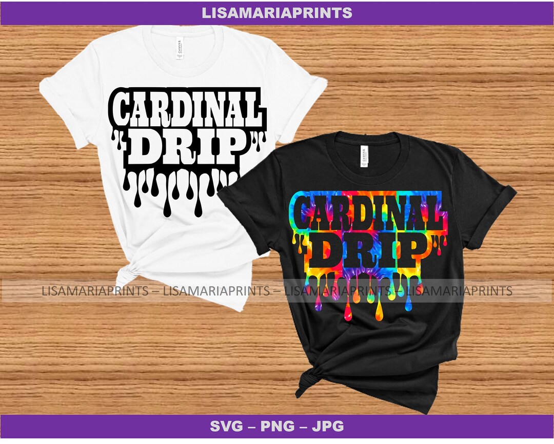Cardinal Drip School Mascot - SVG - PNG - JPEG - Instant Digital ...