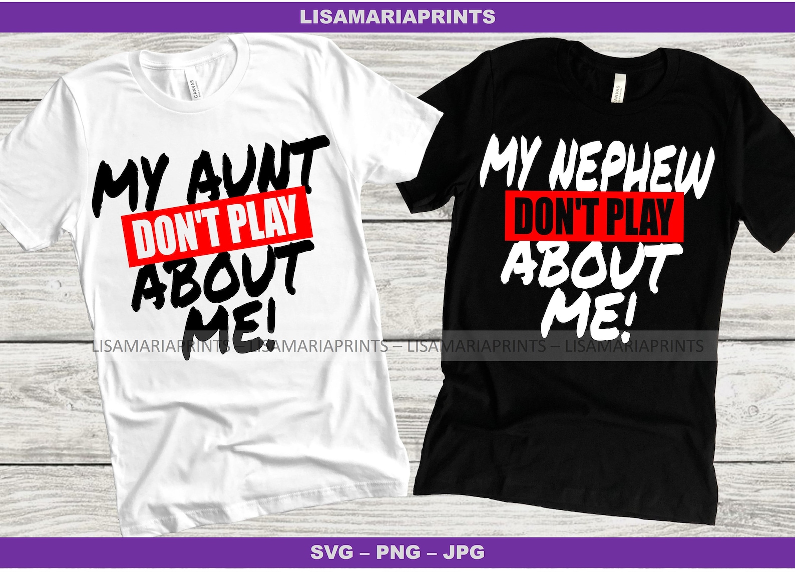 Matching Tshirts for Aunt and Nephew Shirt Designs for Aunties Nephews ...