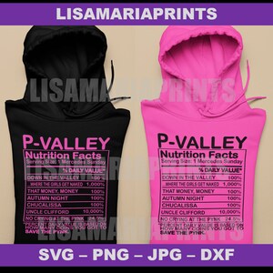 P-valley Nutrition Facts SVG - DIGITAL DOWNLOAD - No Physical Product ...