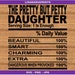 The Pretty but Petty Daughter Nutrition Facts SVG JPG PNG - Instant ...