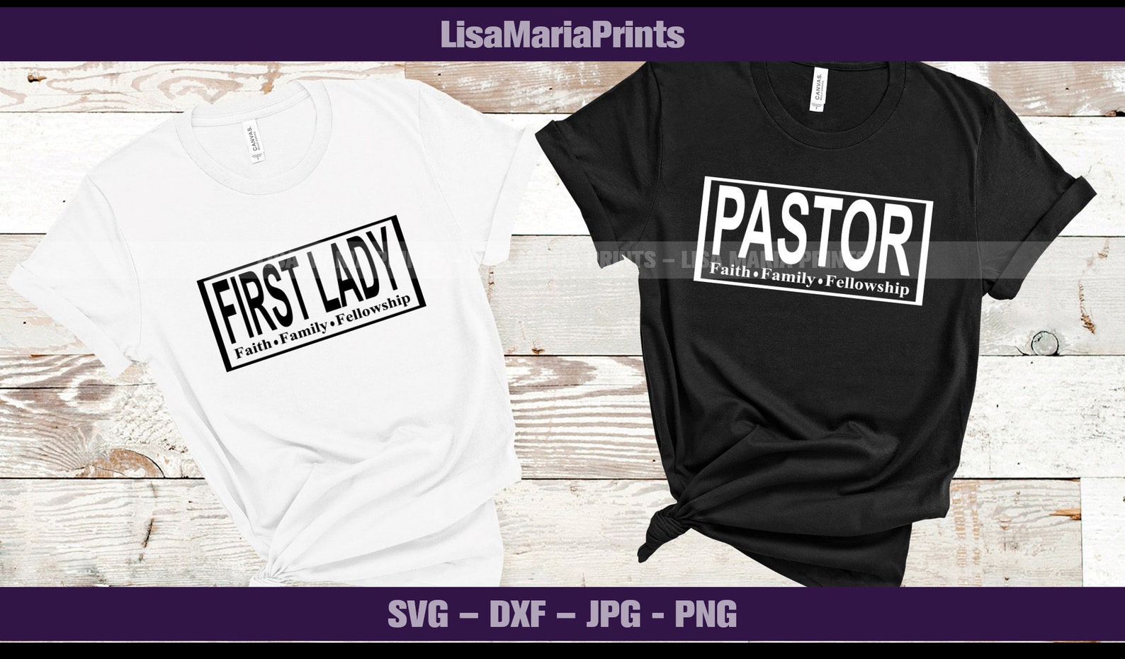 Pastor First Lady Faith Family Fellowship SVG PNG JPG | Etsy