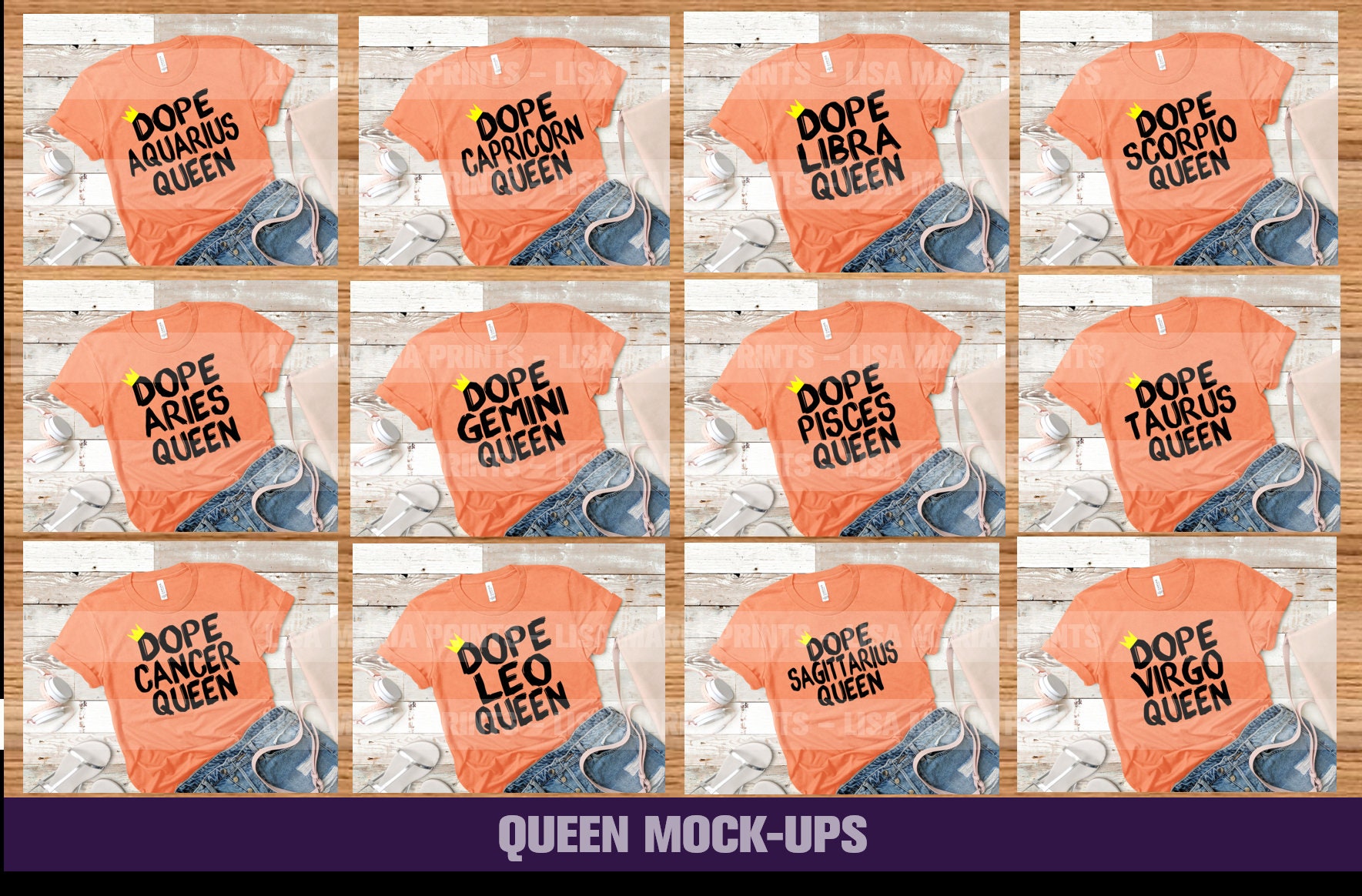 Dope Zodiac Queen Bundle Instant Digital Download Zodiac - Etsy