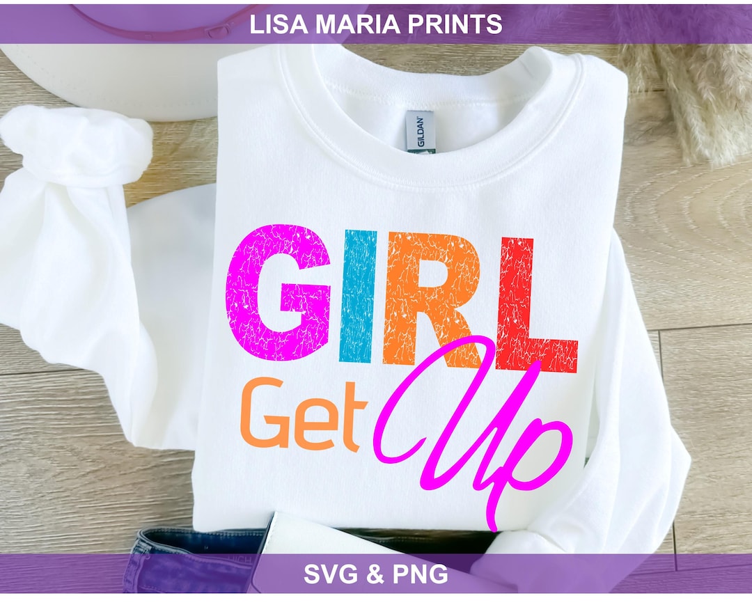 Christian Girl Get up SVG PNG for Religious Conference Event Therapy ...