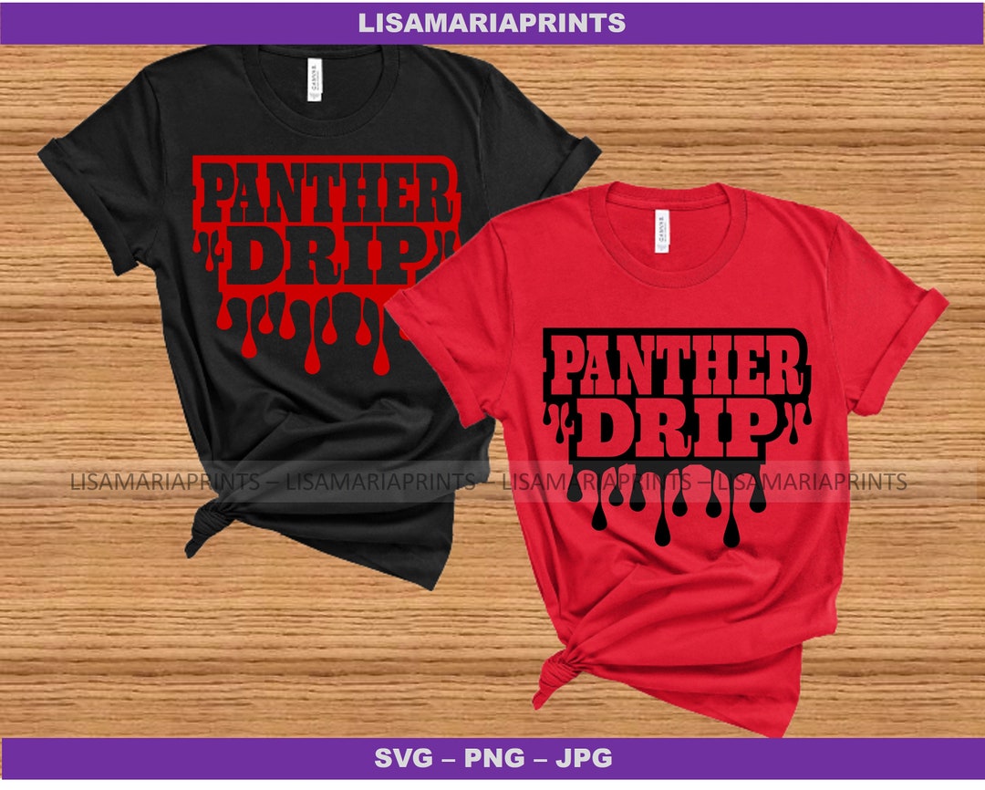 Panther Drip School Mascot - SVG - PNG - JPEG - Instant Digital ...