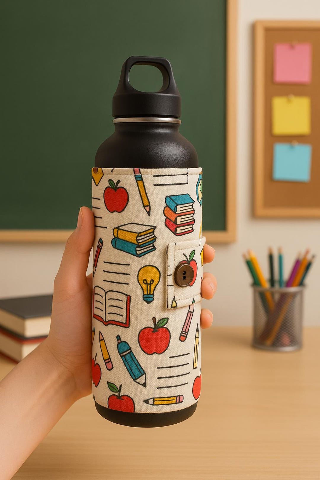 Water Bottle Cozy Sewing Pattern | Back-to-school Teacher Gift ...