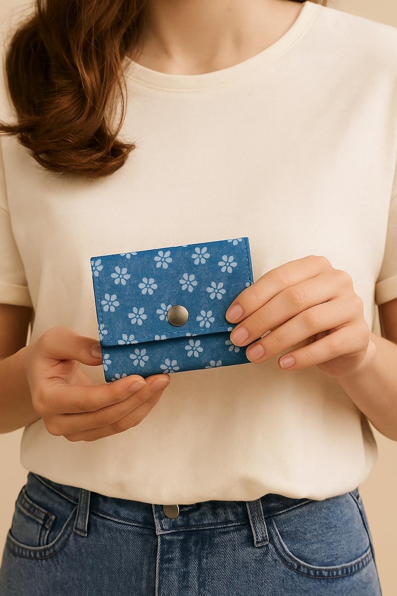 Bi-fold Fabric Wallet Sewing Pattern | Beginner DIY (instant Download ...