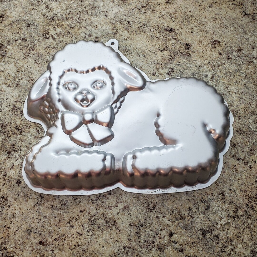 Wilton 1990 Lamb Sheep Cake Pan Mold 2105-2515 Baby Shower Easter ...