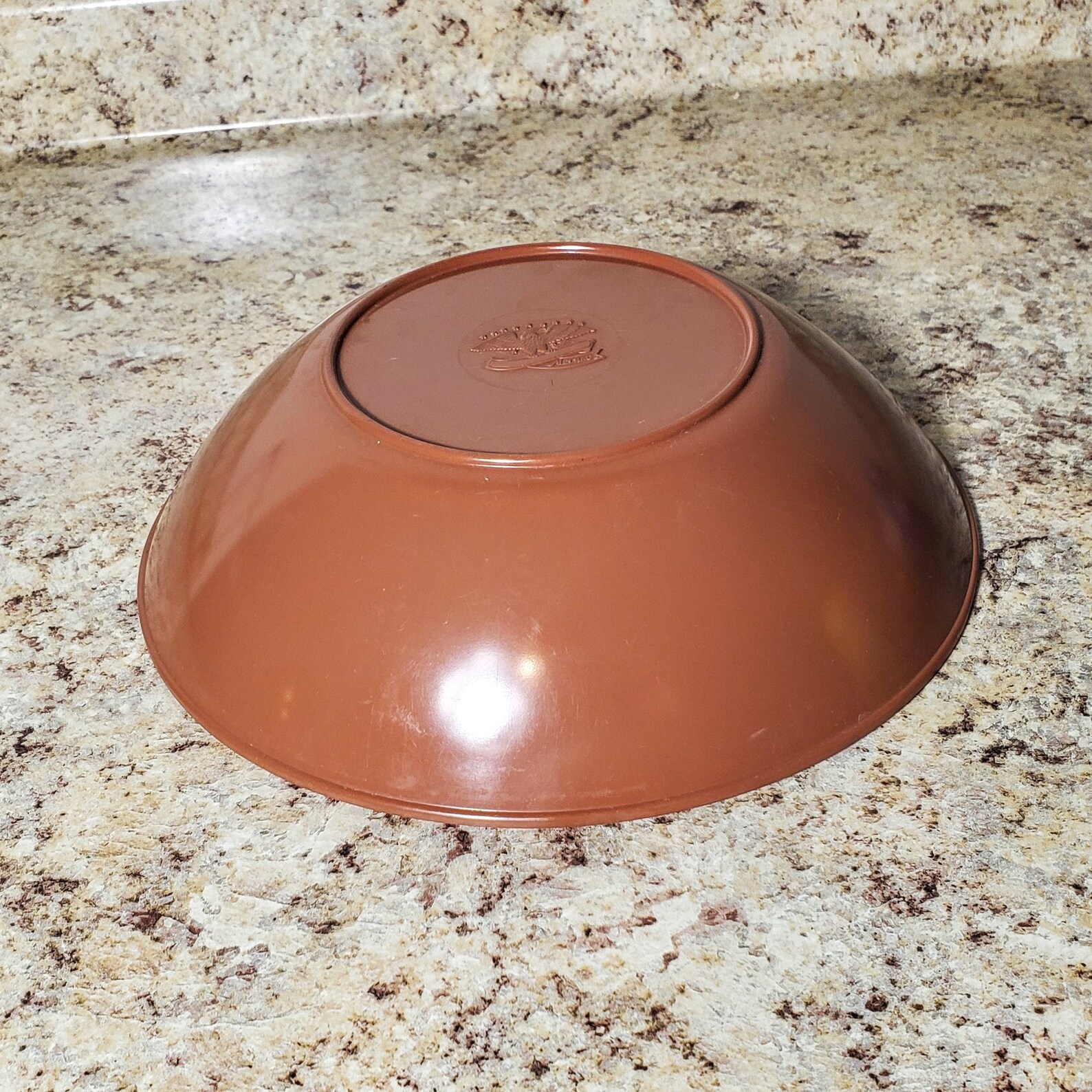 Vintage Melmac Eagle Logo Brown Serving Bowl 2 8.5 Diameter Plastic ...