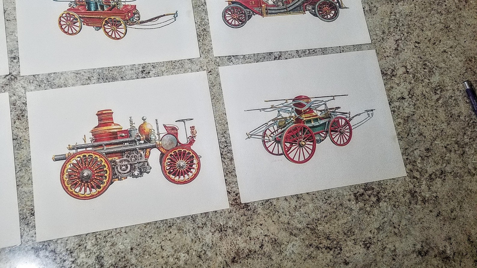 Vintage Horseless Carriage Prints, Old Car Prints Set of 6 - Etsy