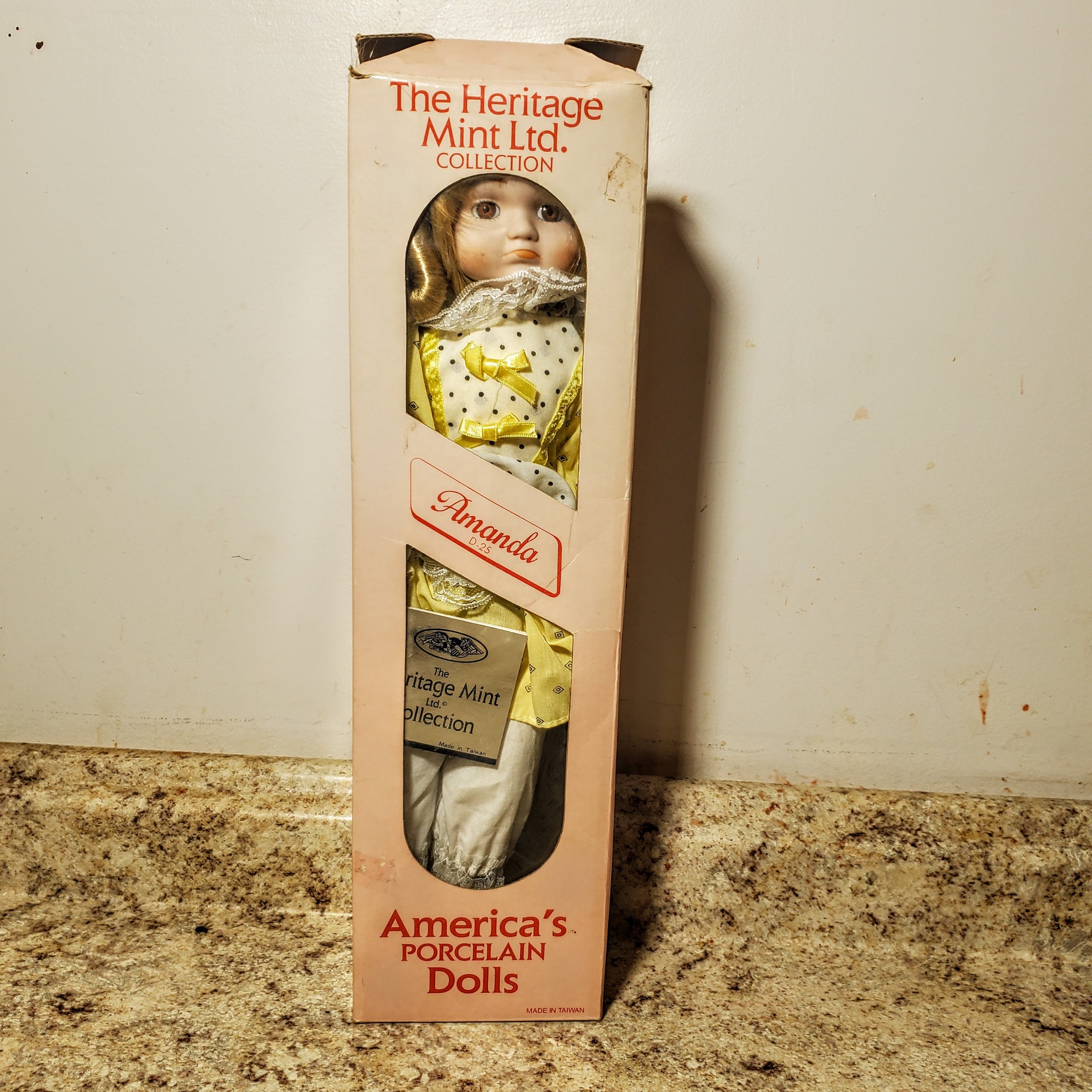 Heritage Mint Ltd Americas Dolls Porcelain 16 Amanda - Etsy UK