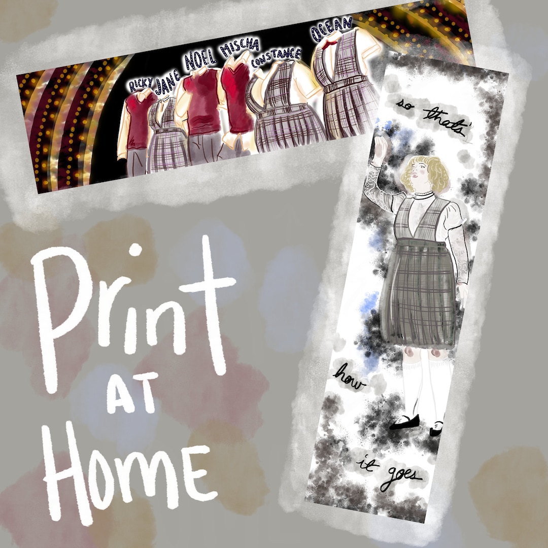 Ride the Cyclone Characters Print at Home Bookmark (musical, Jane Doe ...