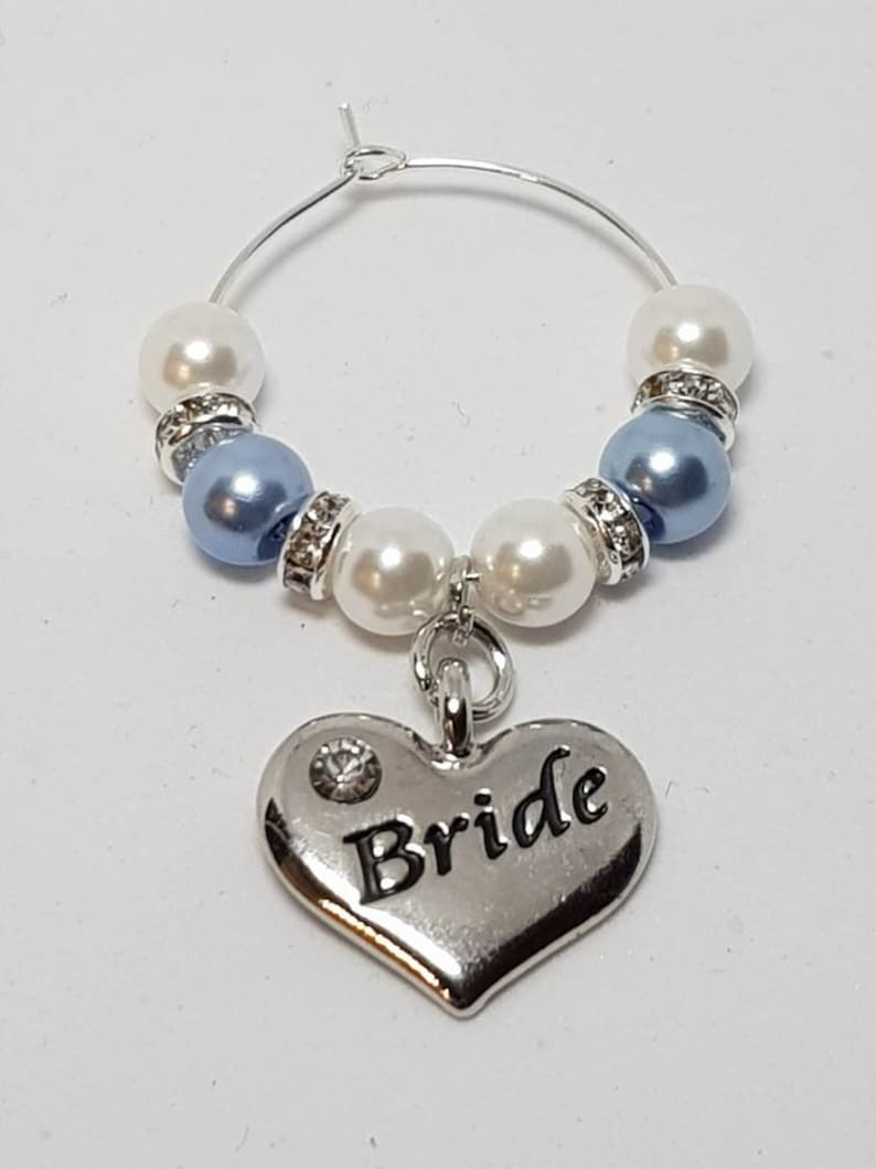 Top Table Wine Glass Charms Available in Colours of Your Choice - Etsy UK