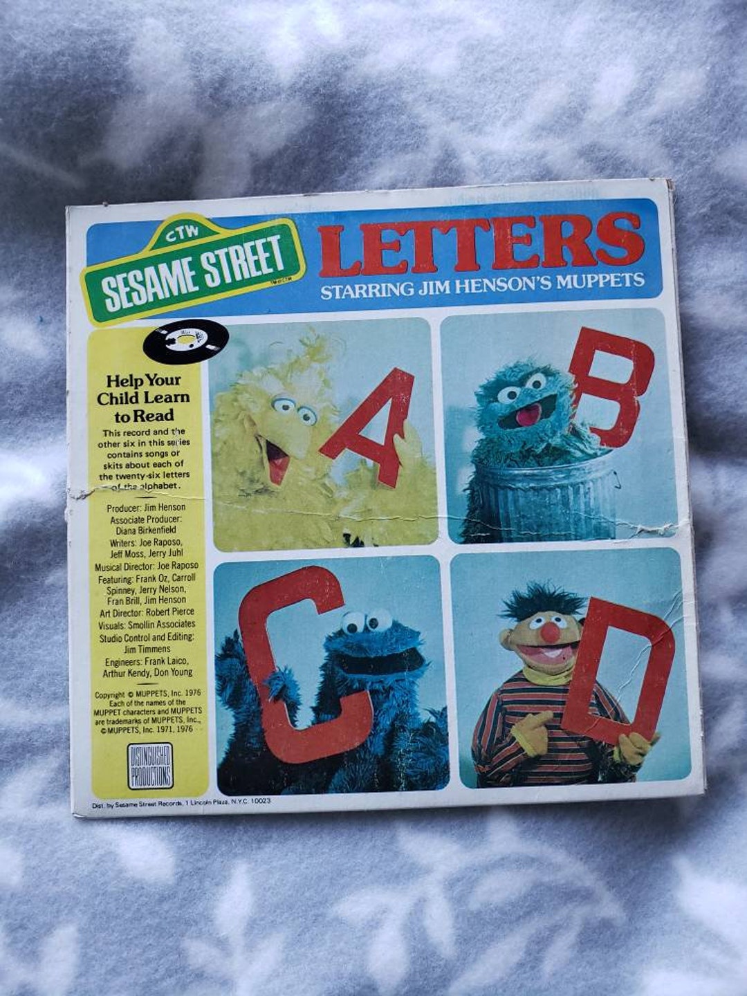 Sesame Street Letters: Starring Jim Henson's Muppets - A,B,C,D (1976 ...