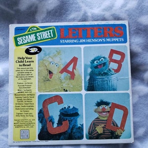 Sesame Street Letters: Starring Jim Henson's Muppets - A,B,C,D (1976 ...