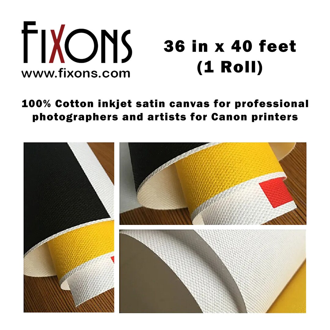 100% Cotton Inkjet Satin Canvas for Professional Photographers and ...