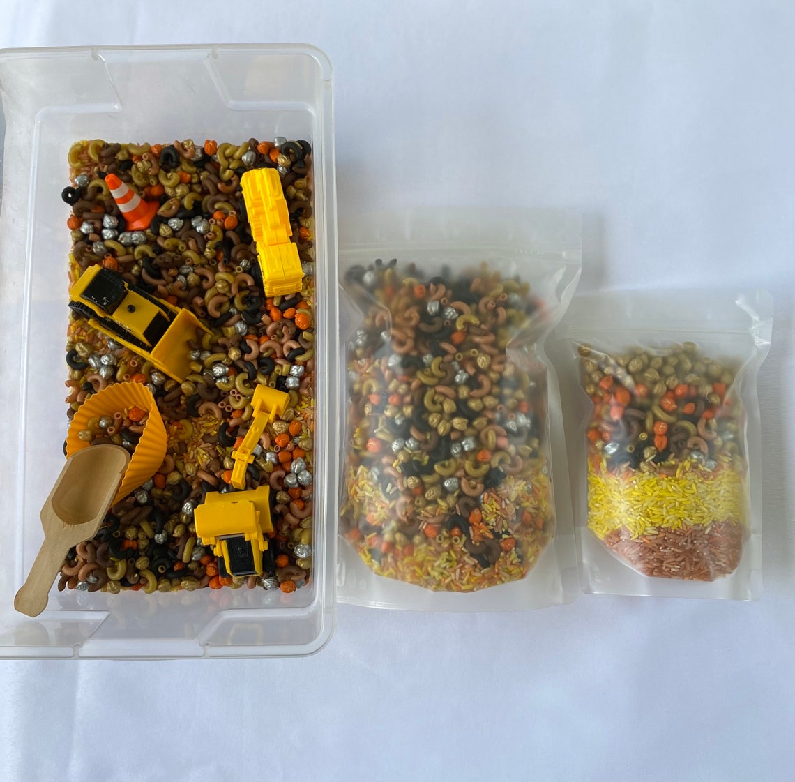 Construction Sensory Filler, Construction Sensory Mix, Trucks Sensory ...