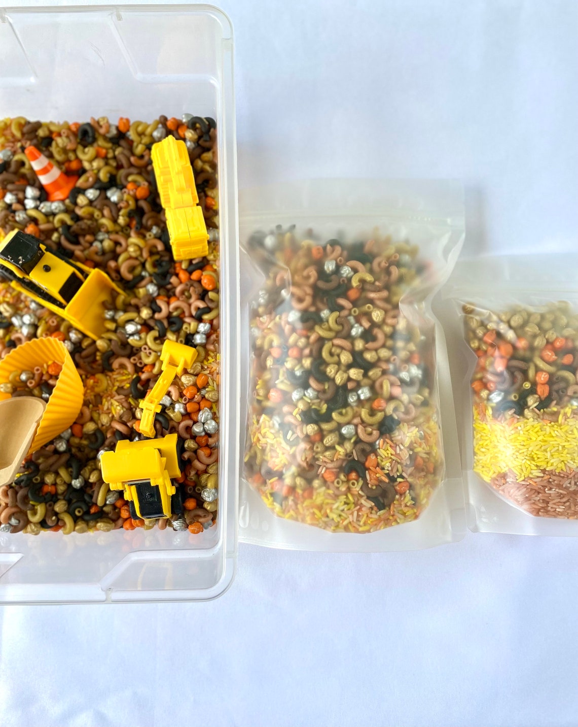 Construction Sensory Filler, Construction Sensory Mix, Trucks Sensory ...