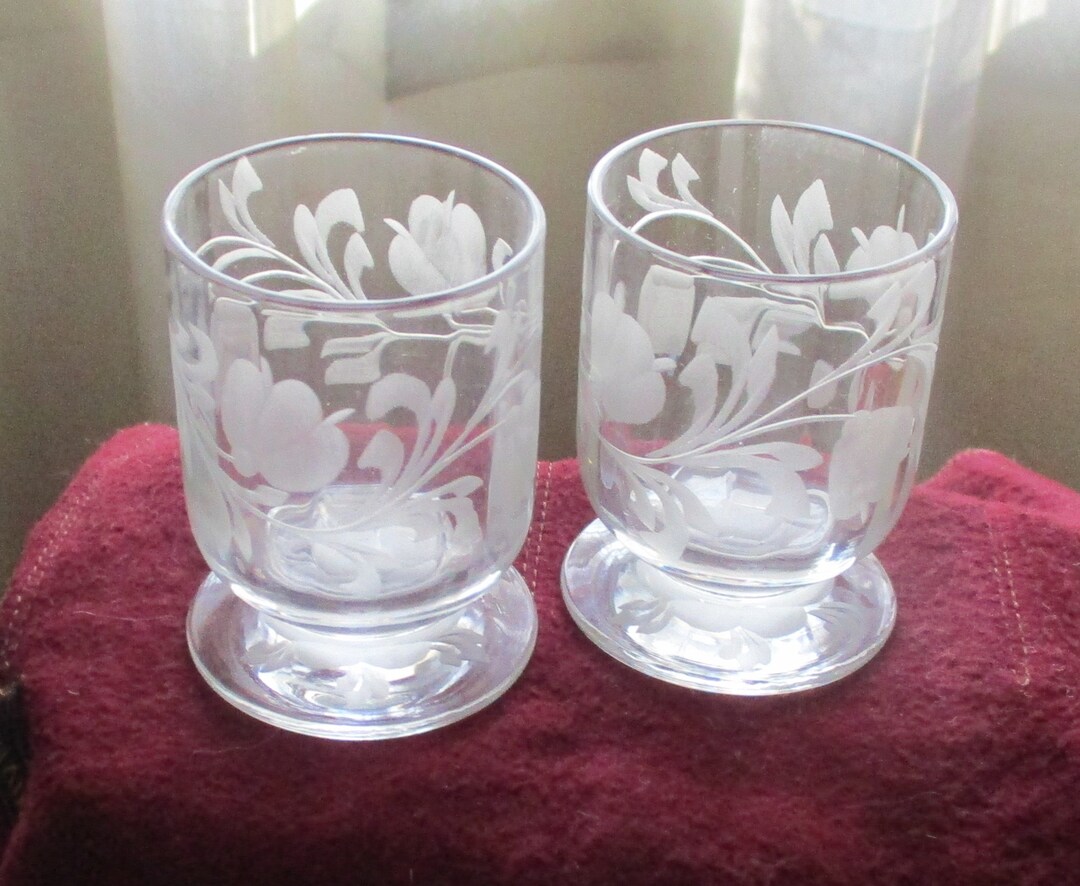 Cut Glass Toothpick Holders (2), Tuthill Glass, ABCG, Dinner Table ...