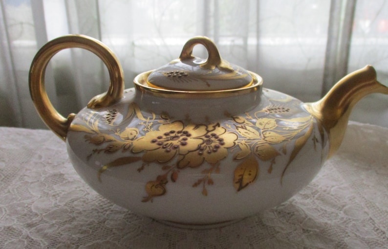 Antique Pickard China Tea Set, Gold Floral Limoges Mark - Etsy