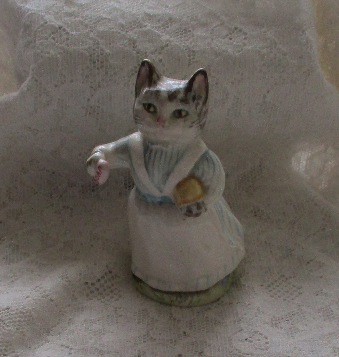 Beatrix Potter, Tabitha Twitchett, Cat Figurine, Baby Shower Gift ...