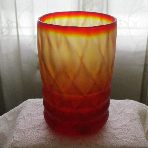 Amberina Glass - Etsy