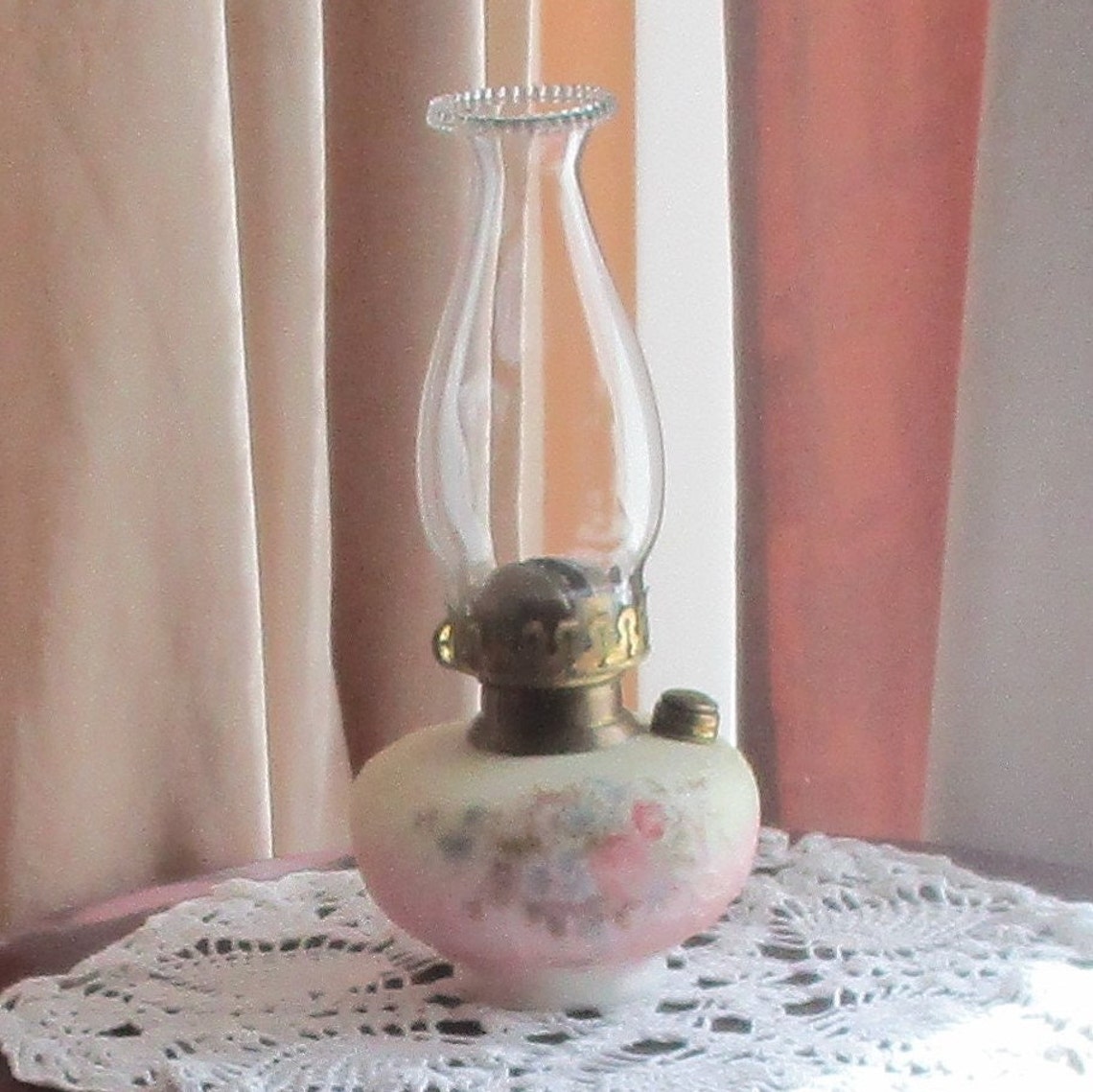 Oil Lamp Lamp Font Wave Crest Style Home Decor Collector - Etsy