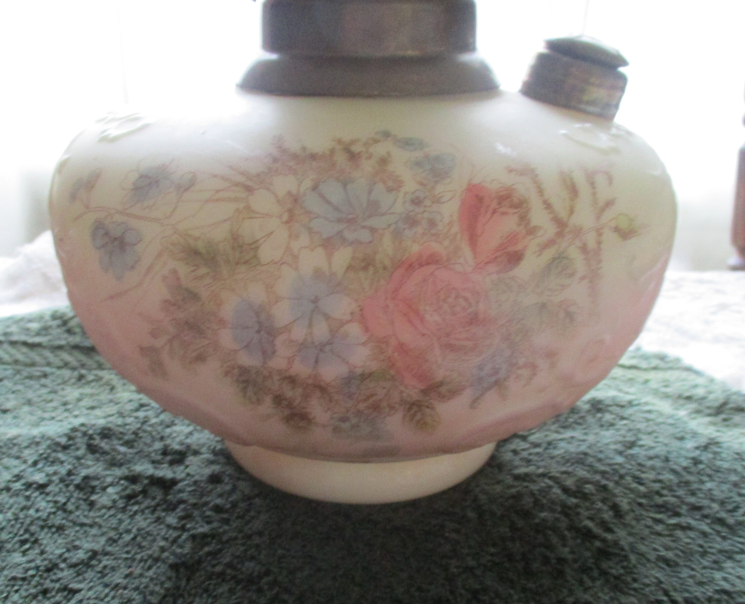 Oil Lamp Lamp Font Wave Crest Style Home Decor Collector - Etsy