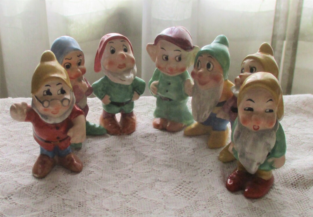 Goebel Seven Dwarfs Miniatures Full Bee Mark Fairy Tale - Etsy