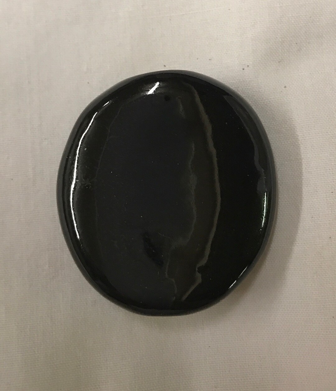 Ceramic Smoke Stone Holder Solid Black - Etsy