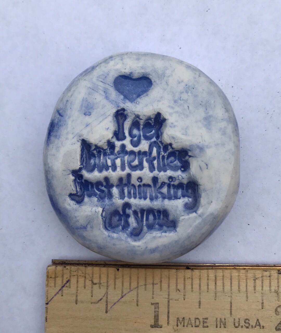 BOGART Embossed Hand Painted Smoke Stone Holder I Get - Etsy