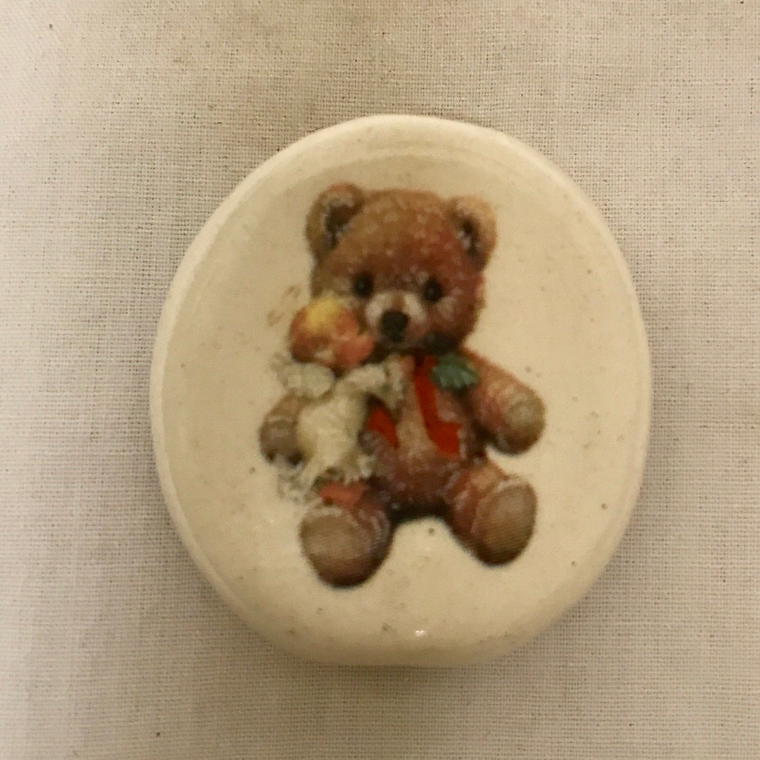 BOGART Smoke Stone Holder Teddy Bear and Angel Design - Etsy