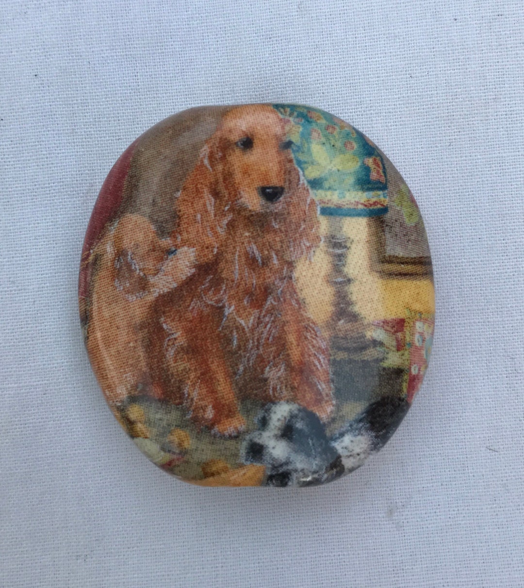 Smoke Stone Spaniel With Puppies Design - Etsy