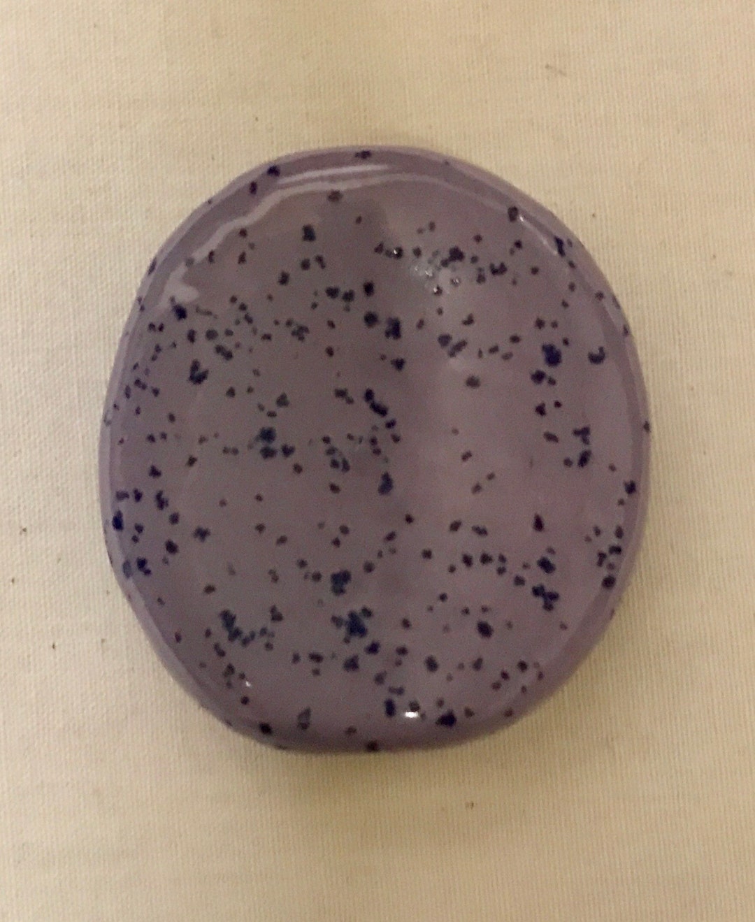 BOGART Ceramic Smoke Stone Holder Orchid With Purple Sprinkles - Etsy