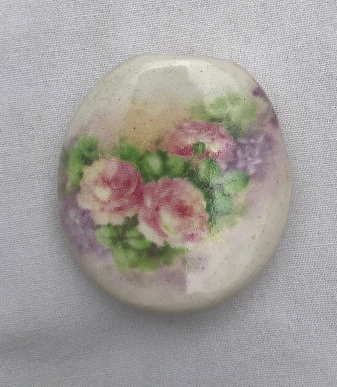 BOGART Ceramic Smoke Stone Holder Pink Roses Design Unfiltered ...