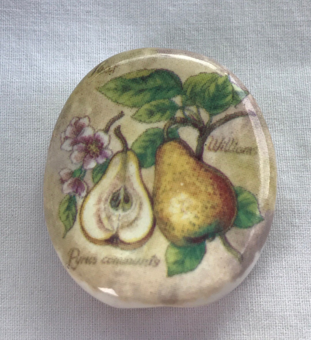 BOGART Ceramic Smoke Stone Holder Pear Design - Etsy