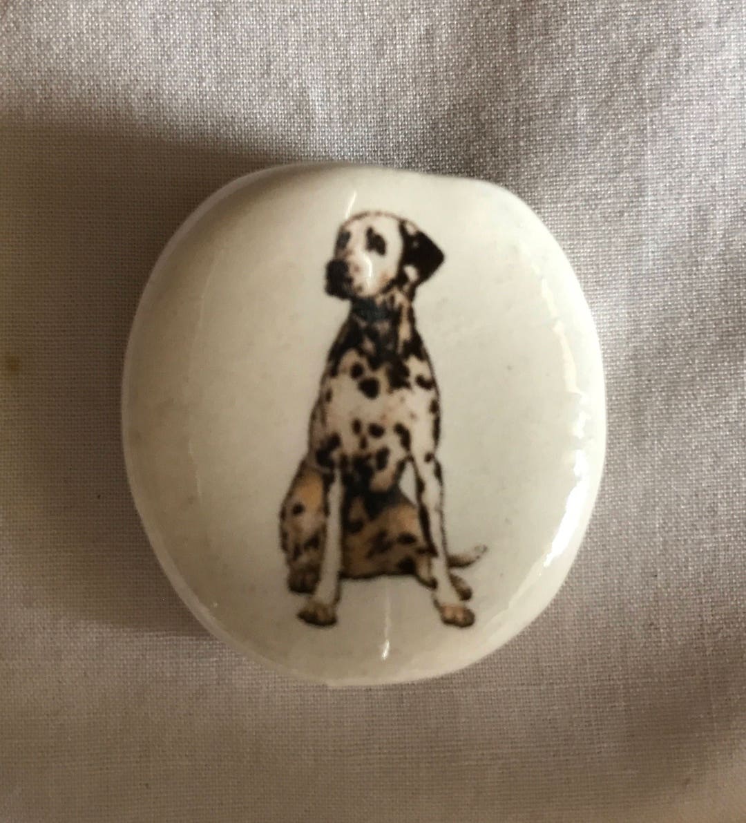 Ceramic Smoke Stone Holder Dalmatian Design for Hand Rolled - Etsy