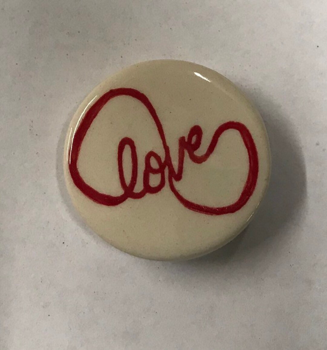 BOGART Ceramic Hand Painted Smoke Stone Holder Love Infinity - Etsy