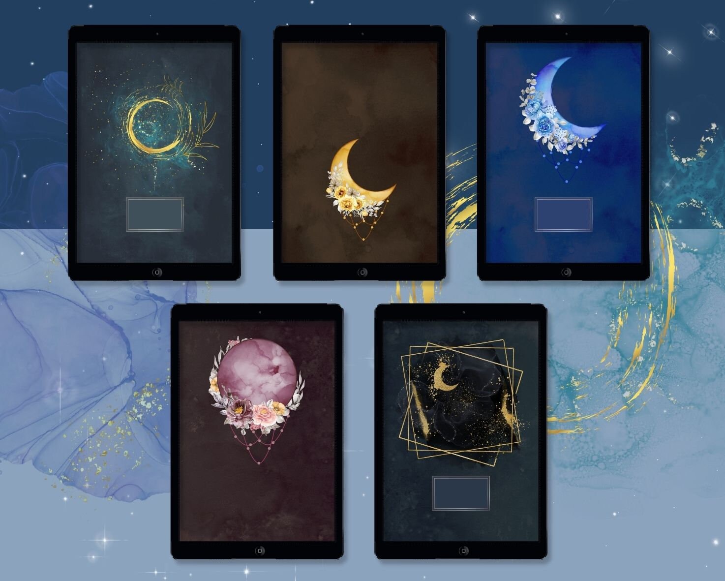 20 Moon Witch Notebook Covers for Goodnotes, Notability, MacBook ...