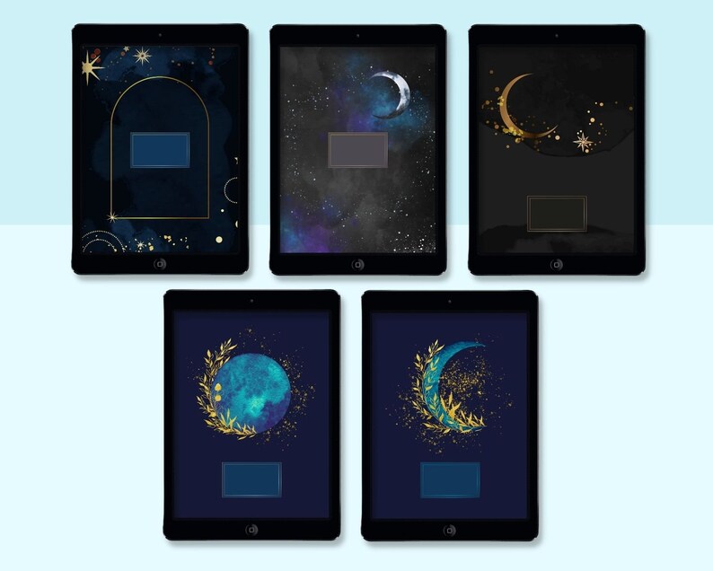 20 Moon Witch Notebook Covers for Goodnotes Notability - Etsy