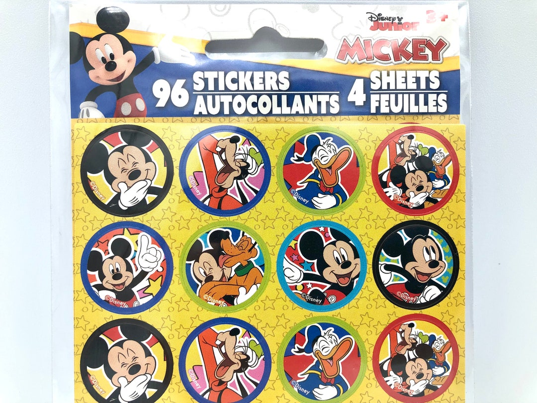Disney Junior Mickey Mouse Sticker Sheets, 96 Stickers on 4 Sheets FREE ...